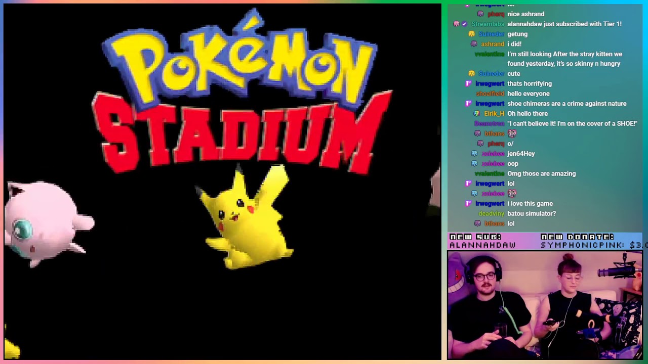 Pokemon Stadium N64: doing the mini games for 2 hours - YouTube