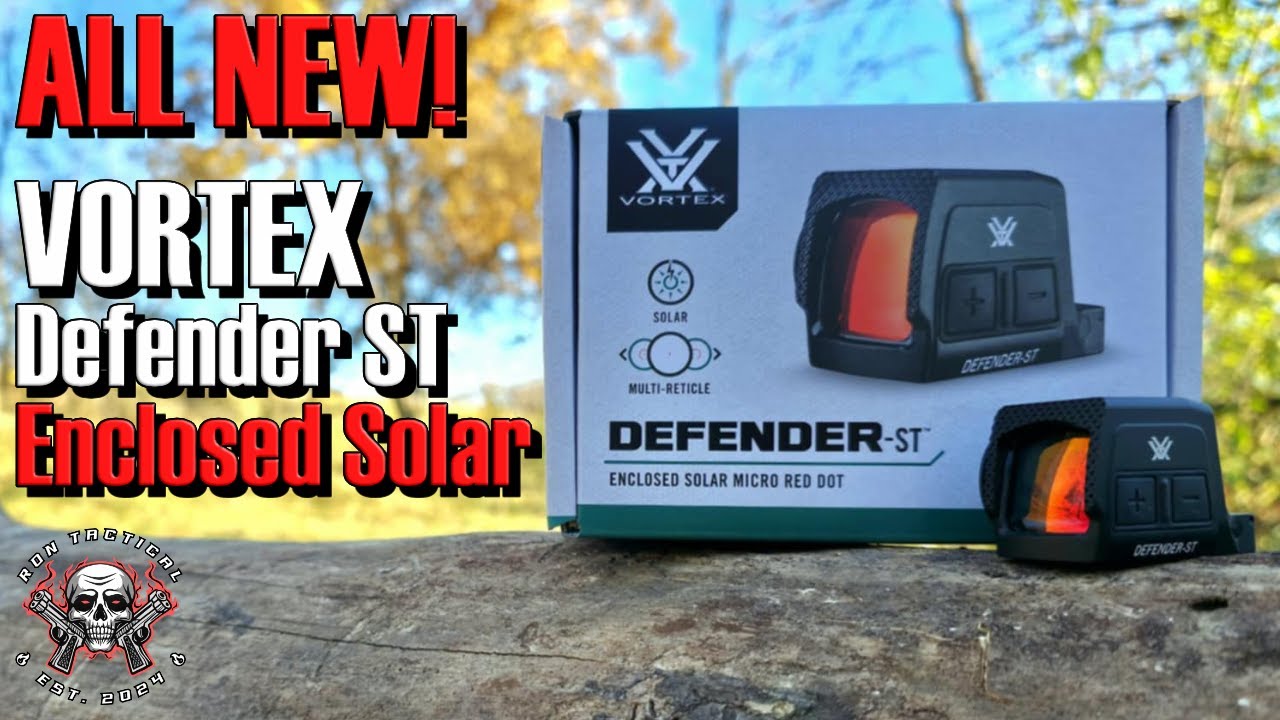 Vortex Defender-ST Enclosed Solar Micro Red Dot | Unboxing - YouTube