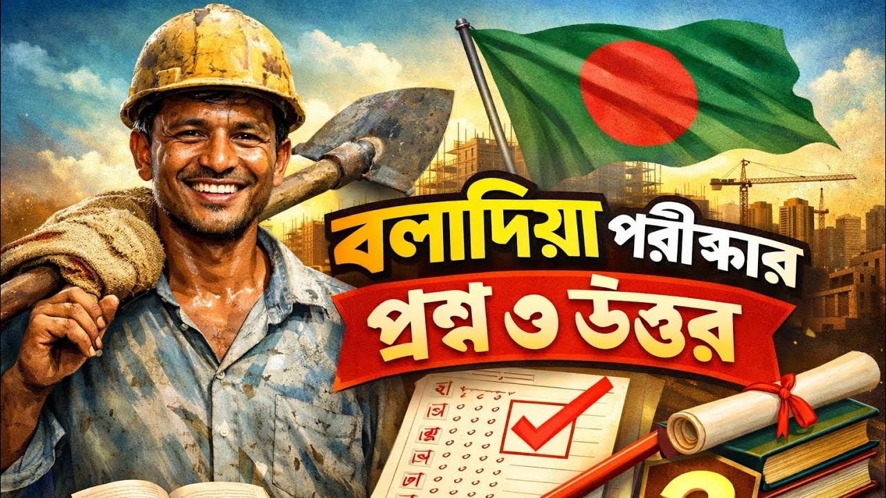 বলাদিয়া পরীক্ষার প্রশ্ন–উত্তর ২০২৬ ️ সহজ প্রস্তুতি | Saudi Baladiya ...