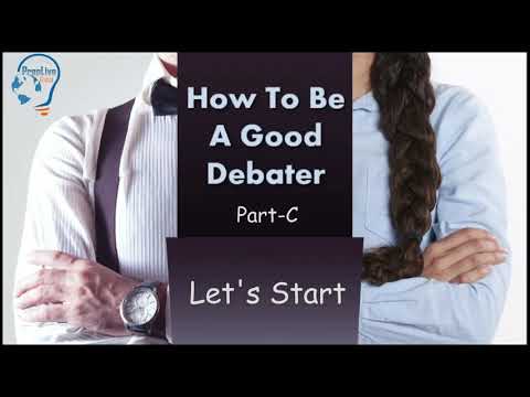 23 How to be a good debater (Personality Development Programme) - YouTube