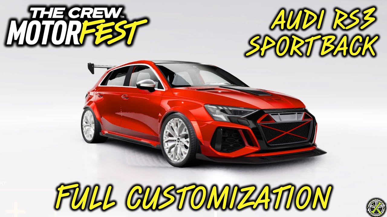 The Crew Motorfest | Audi RS3 Sportback | Full Customization - YouTube