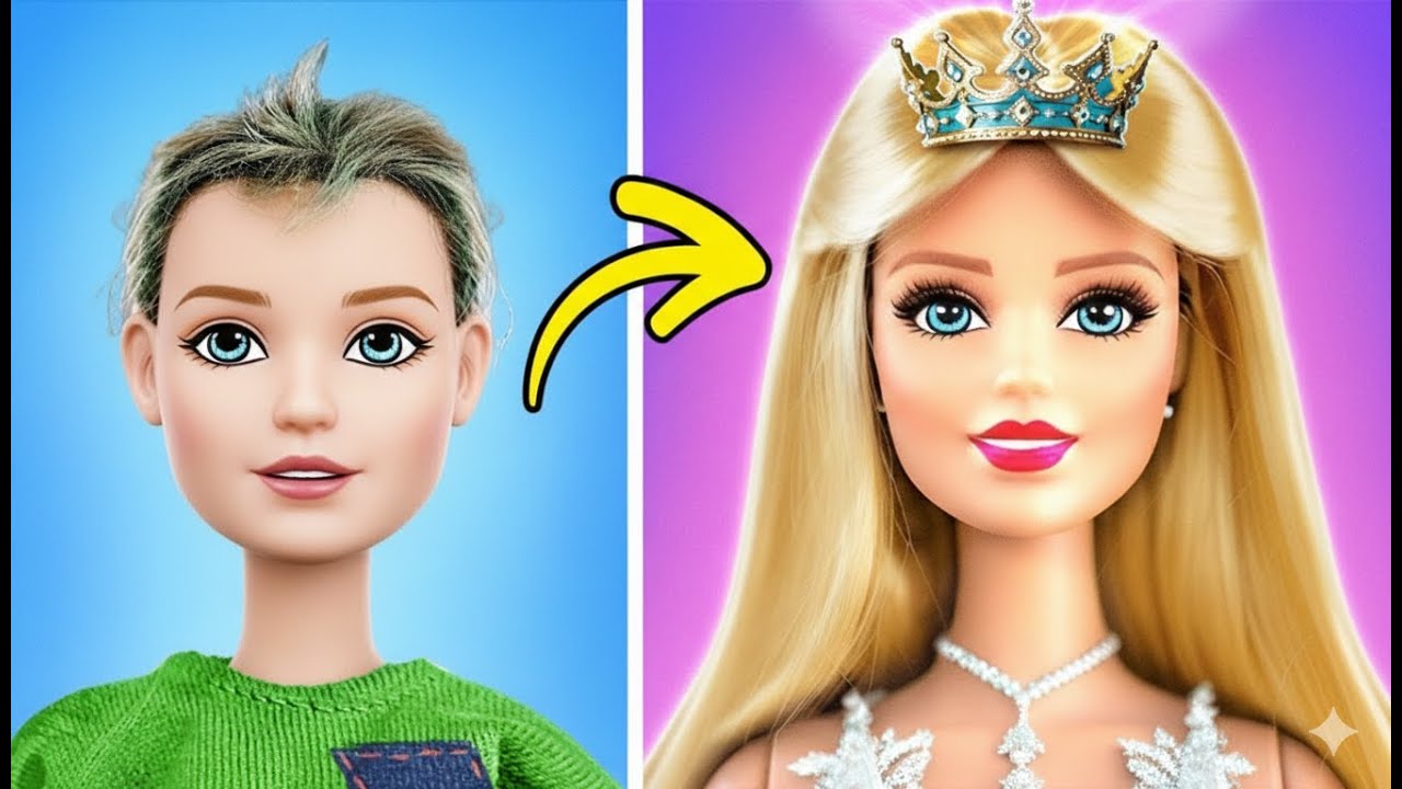 Rescuing Poor Barbie from Trash! 💄 Amazing Doll Gadgets & DIY Makeover ...