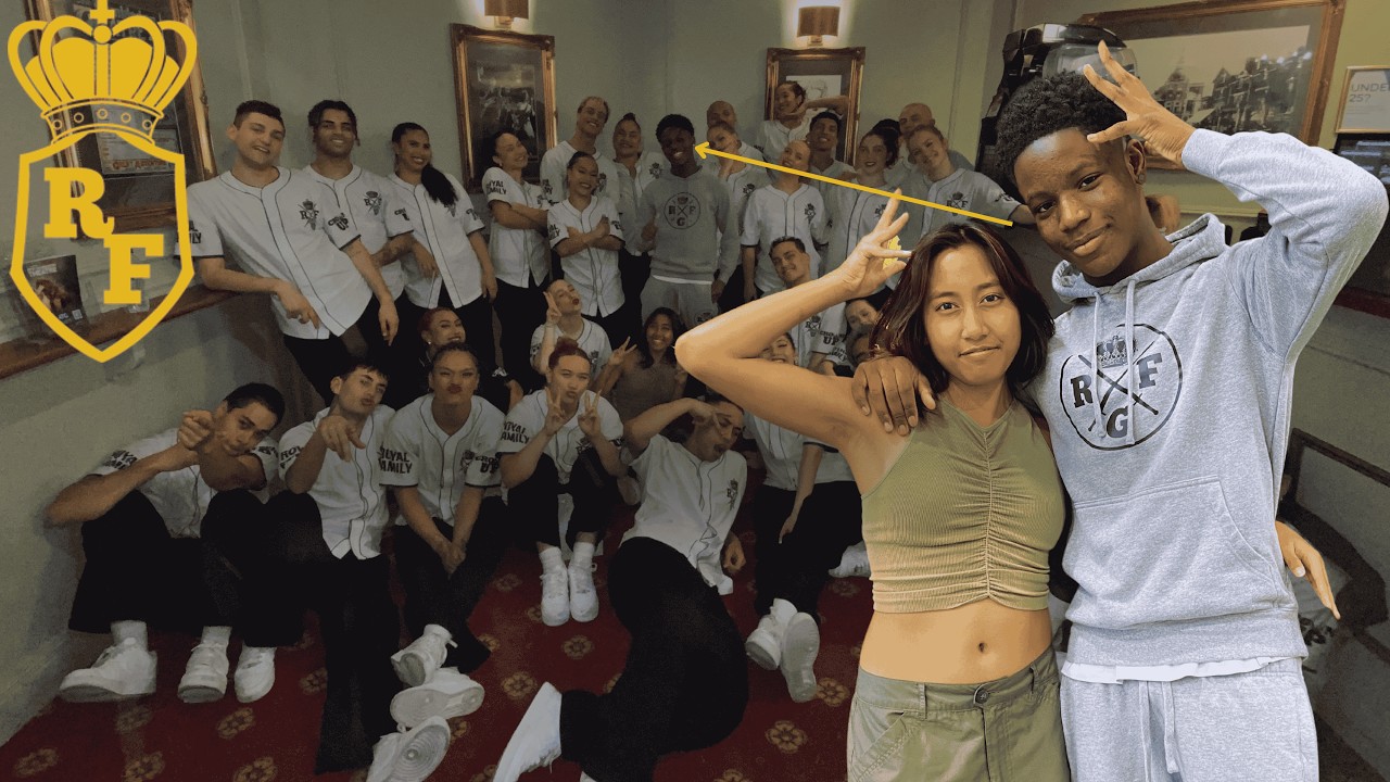 I MET THE ROYAL FAMILY DANCE CREW! *BACKSTAGE* - YouTube