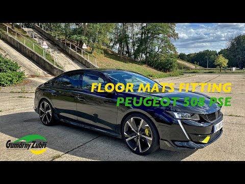 NEW HYBRID PEUGEOT 508 PSE 2022 (Tailored Floor mats fitting video by ...