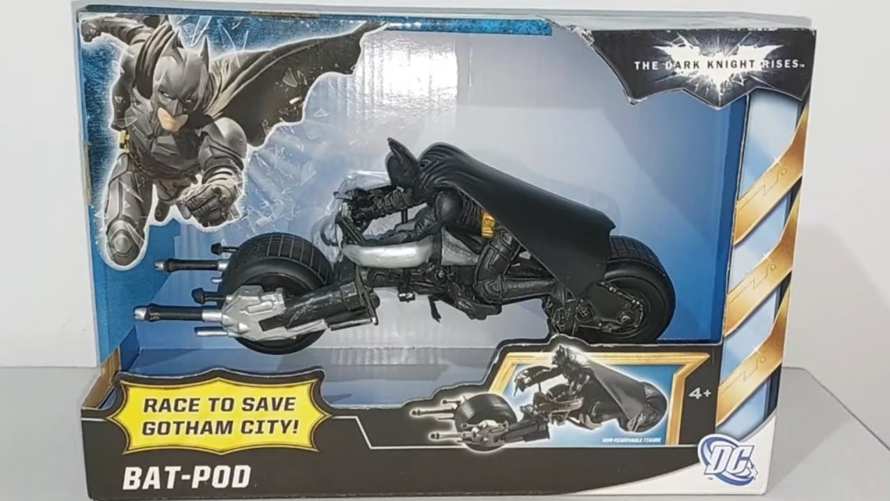 Bat-Pod - The Dark Knight Rises Mattel Español - YouTube