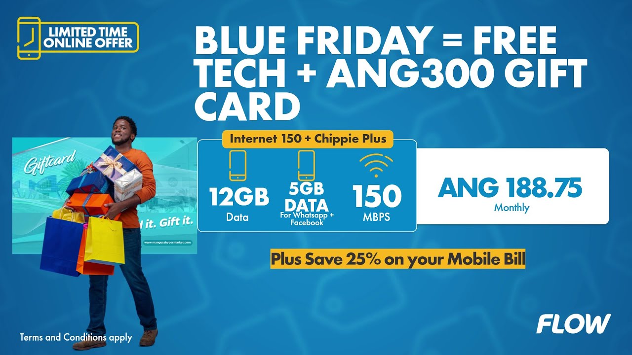 Flow Curacao – BLUE FRIDAY = BIG REWARDS - YouTube