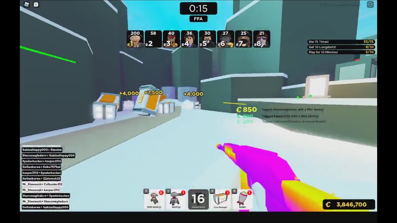 GETTING 2 NUKES WITH TEMPERED AK! | Roblox Big paintball - YouTube