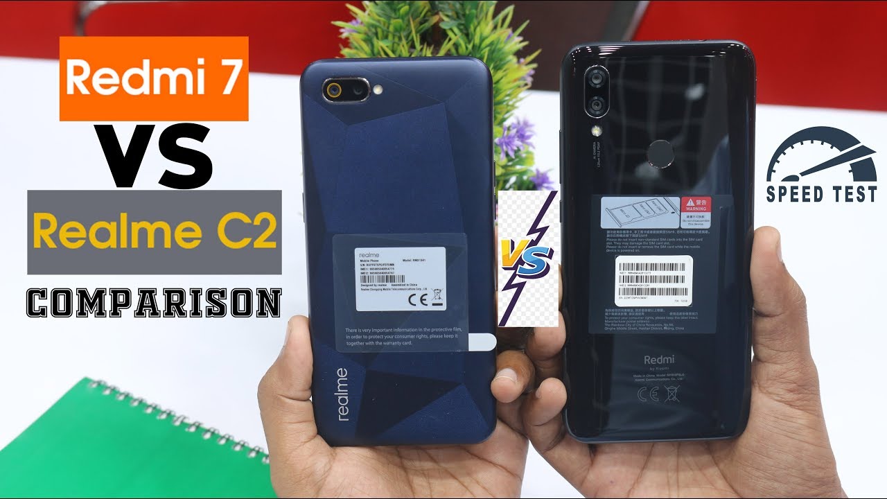 Redmi 7 vs Realme C2 Comparison | Speed Test | Camera Comparison | Best ...