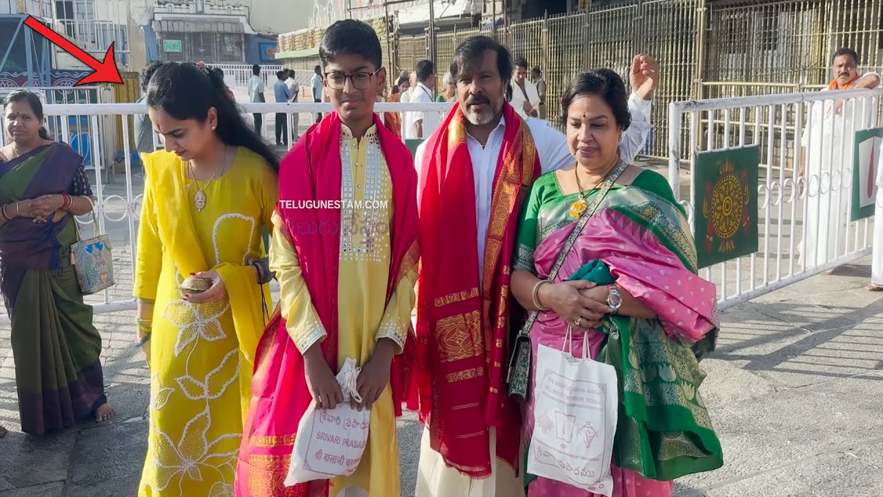 Cinematographer Chota K Naidu Spotted At Tirumala Temple With His ...
