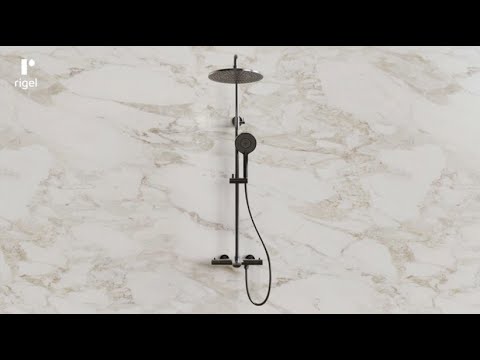 Rigel TSME14418T - Thermostatic Shower Mixer - YouTube