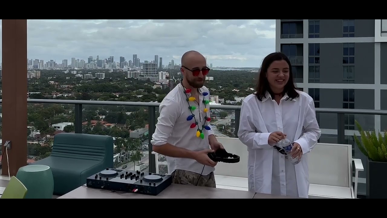 DISCO Rooftop DJ Set with Breathtaking Miami Views - YouTube