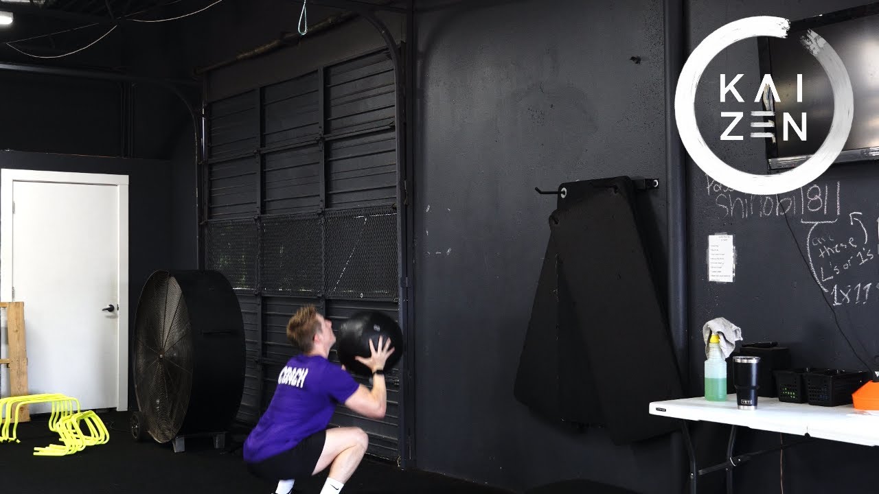 Medicine Ball Wall Balls - YouTube