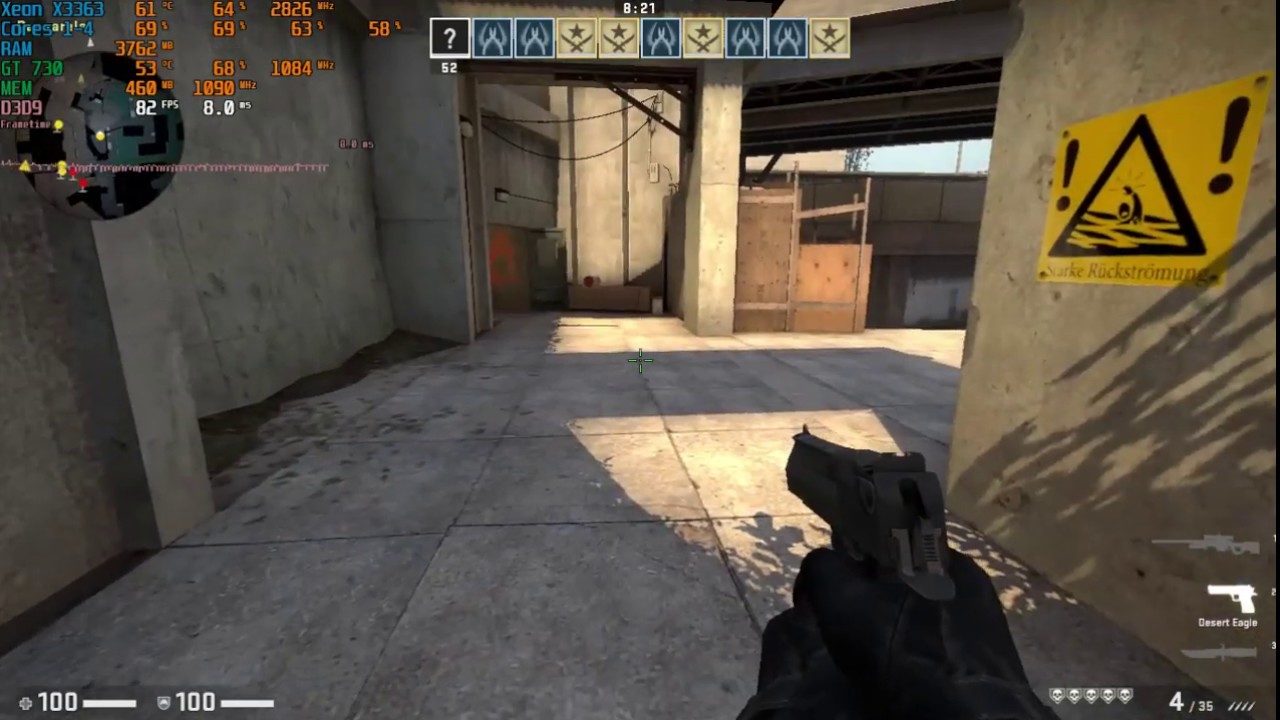 Counter Strike Global Offensive - Xeon X3363 - GT 730 - YouTube
