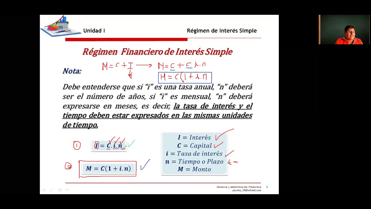 Matemática Financiera (Interés Simple) - YouTube