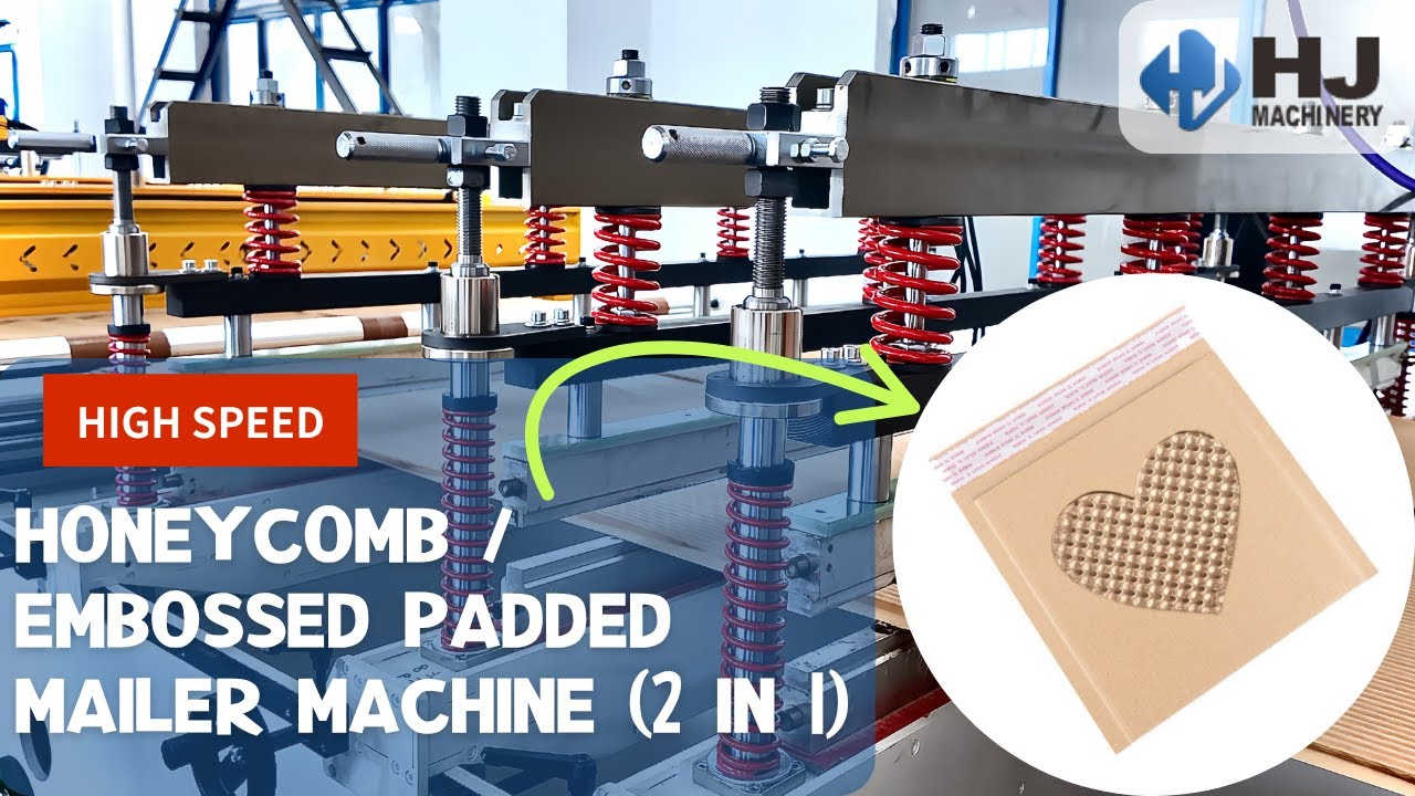 High-Speed Honeycomb & Embossed Paper Padded Mailer Machine | 2-in-1 ...