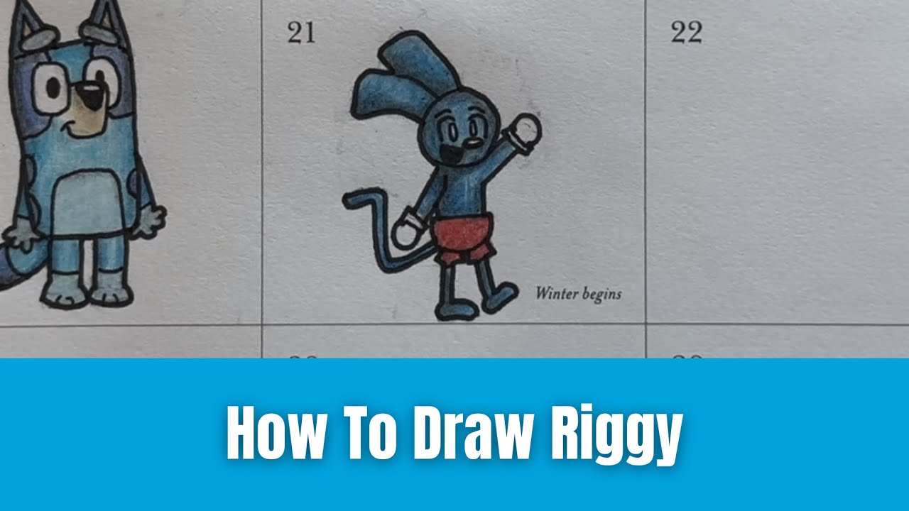 How to Draw Cartoons: Riggy - YouTube