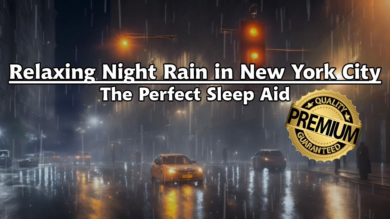 Relaxing Night Rain in New York City: The Perfect Sleep Aid - You Won't ...