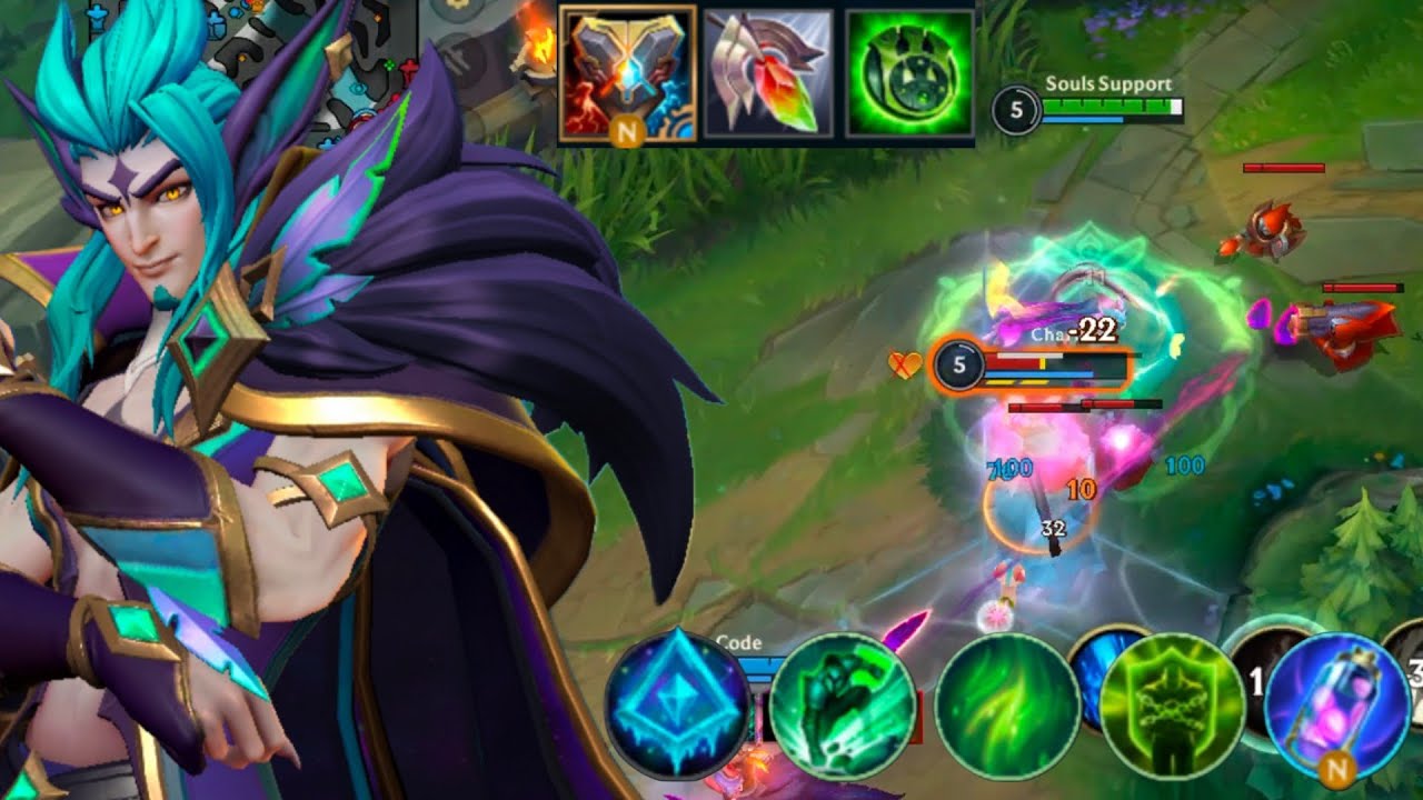 POWER TANK HANDSOME BARD BUT CARRY TROLL TEAM --- Wild Rift Seasons 15 ...