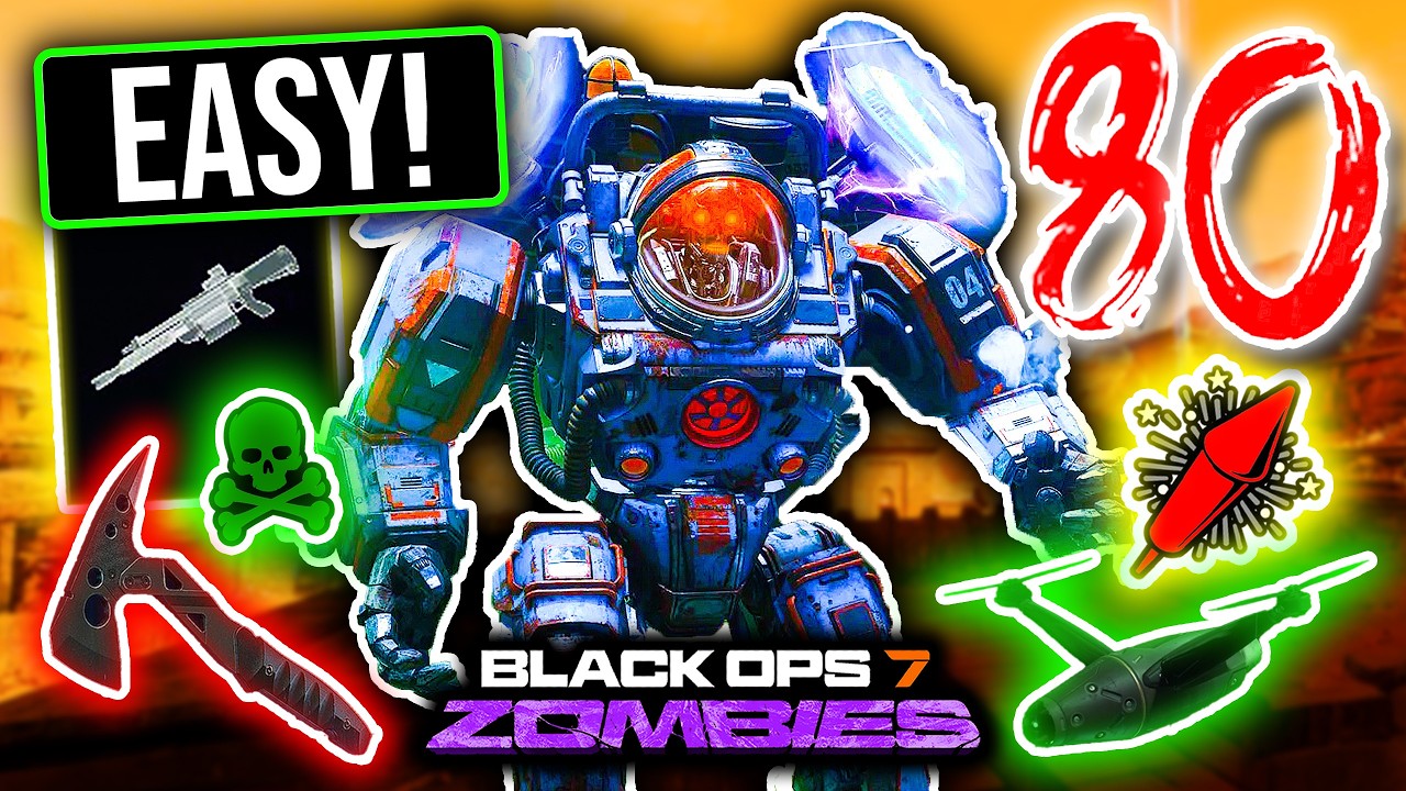 *EASY* Round 50+ STRATEGY For MARS SURVIVAL in BO7 Zombies! - YouTube
