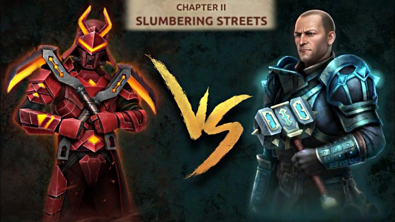 Shadow Fight Arena | Chapter 2 - Slumbering streets | Fire guard vs ...