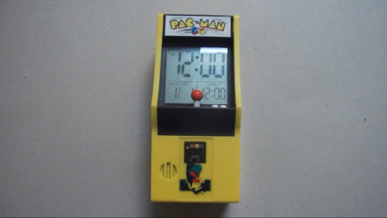Pac Man Arcade Alarm Clock By Paladone Instructions - YouTube