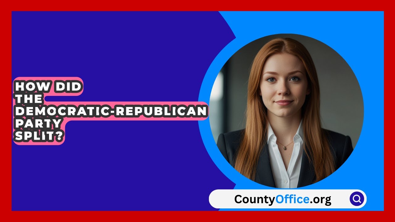 How Did the Democratic-Republican Party Split? - CountyOffice.org - YouTube