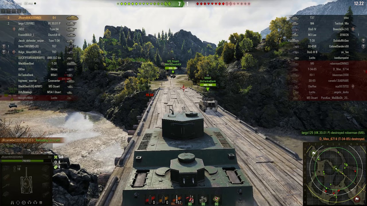 World of Tanks: Check the new terrain overhaul. - YouTube