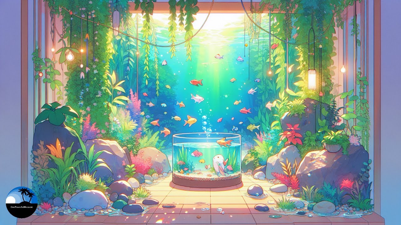 Peaceful Fish Aquarium, the Most Relaxing Music - YouTube