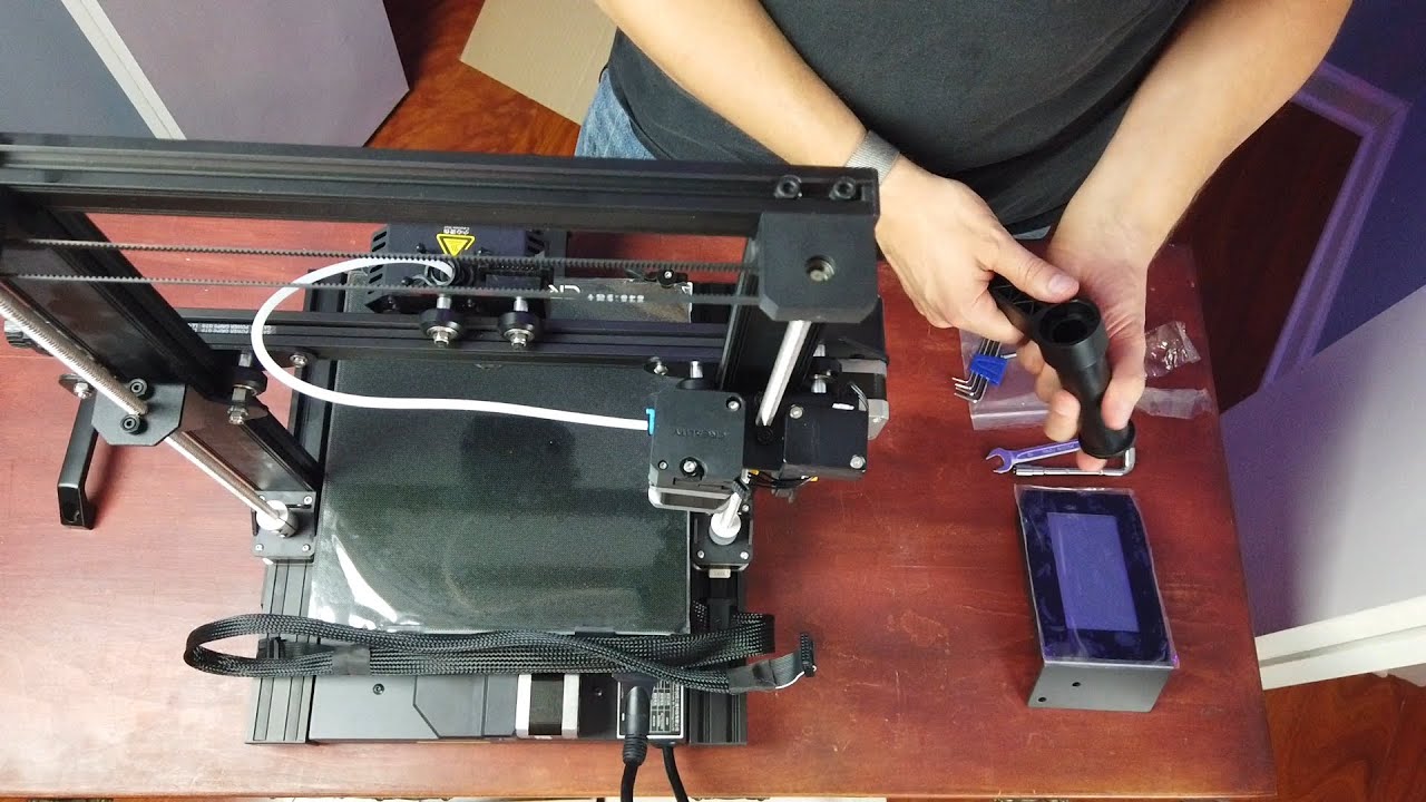 Creality CR6-SE Unboxing and Set Up - YouTube