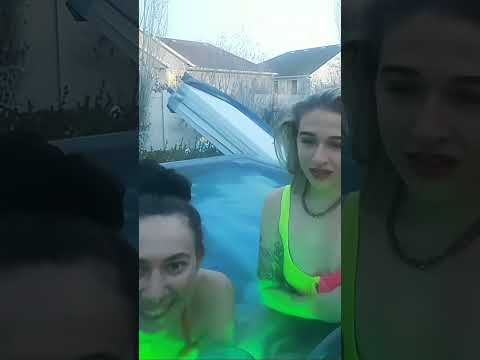 Cute girls in hot tub Farting, Peeing and Smoking pt1