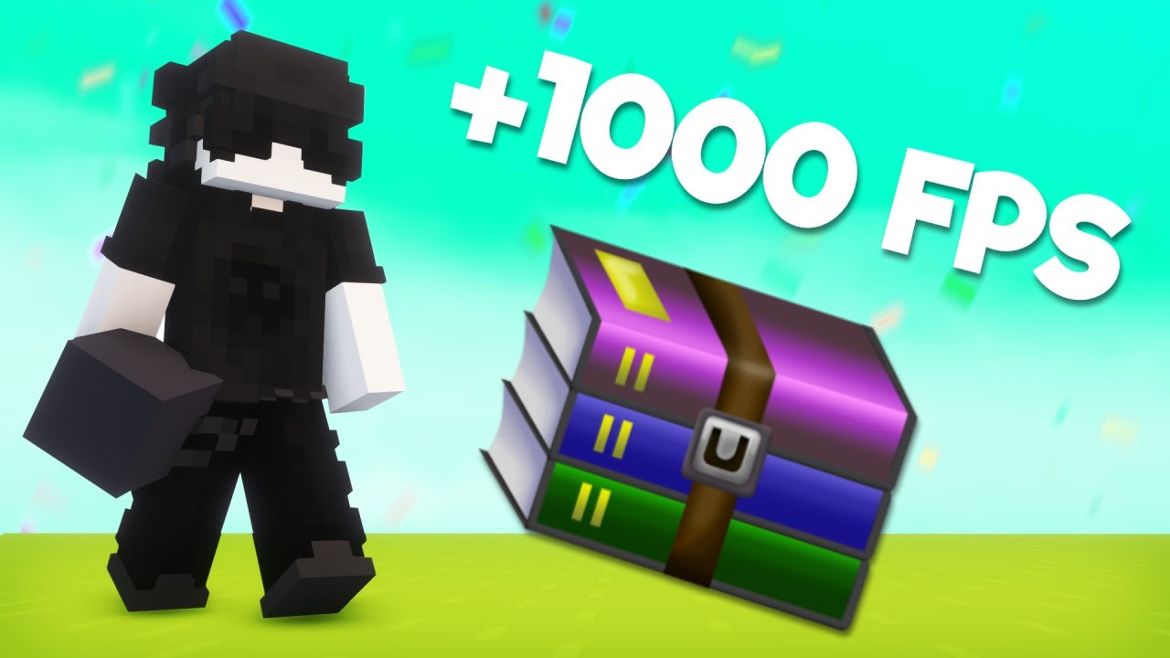 this texture pack boosts your fps in minecraft bedrock - YouTube