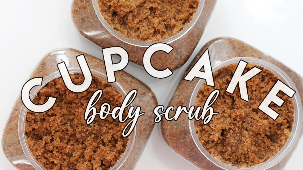 DIY Chocolate Cupcake Body Scrub; Best Smelling Scrub EVER!!! - YouTube
