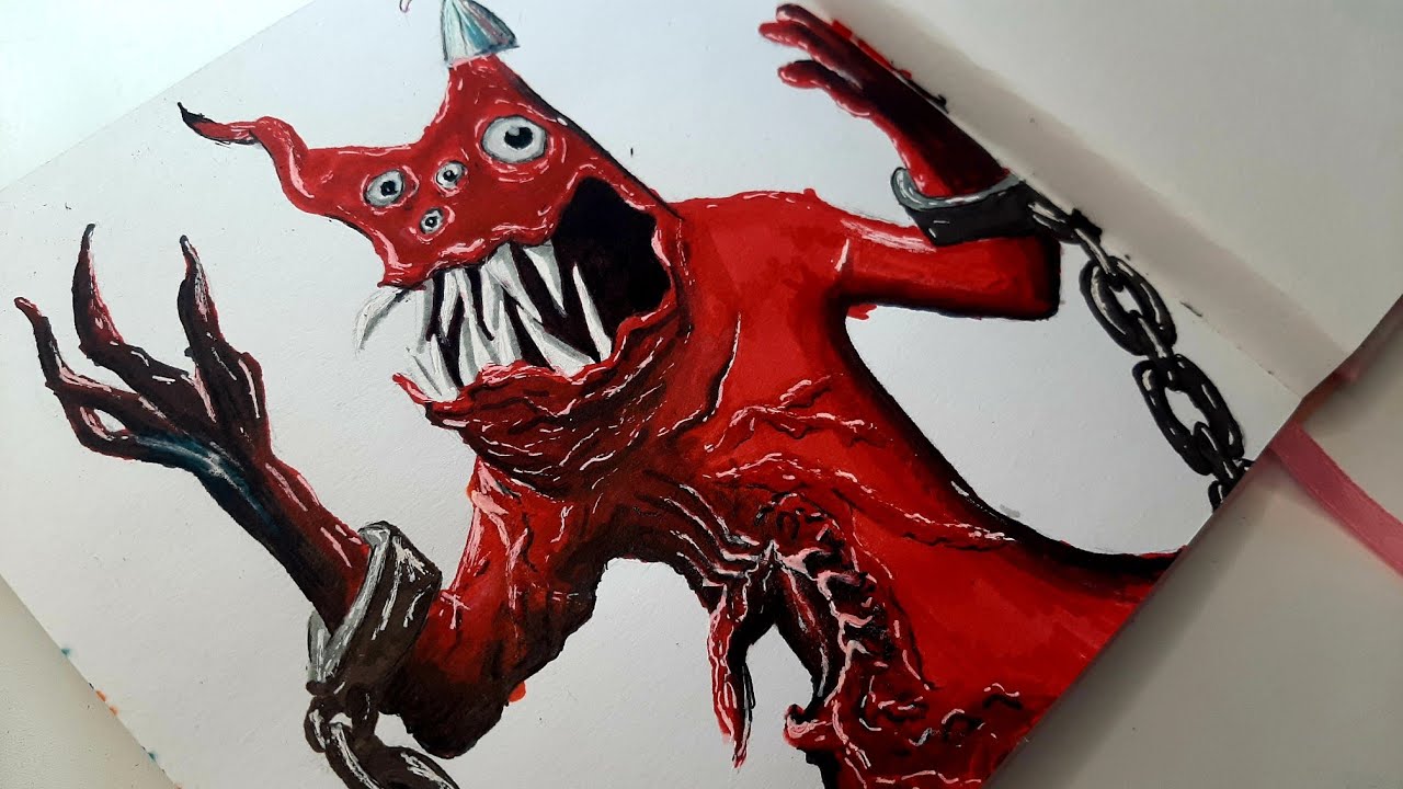 How to Draw Realistic BanBan in transformation | Garten of BanBan 3 ...