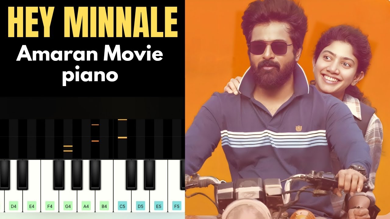 Hey Minnale - Amaran Piano Tutorial | Step-by-Step Guide for Beginners ...