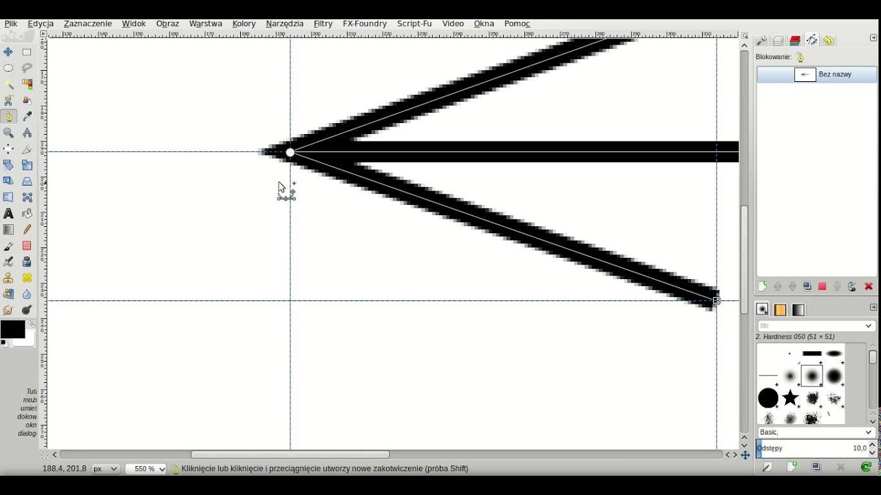 Rysowanie strzałek w Gimpie - strzałki za pomocą ścieżek - YouTube