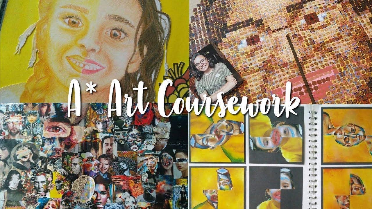 A* A Level Art Coursework Sketchbook (Myself) // Carina Mae - YouTube