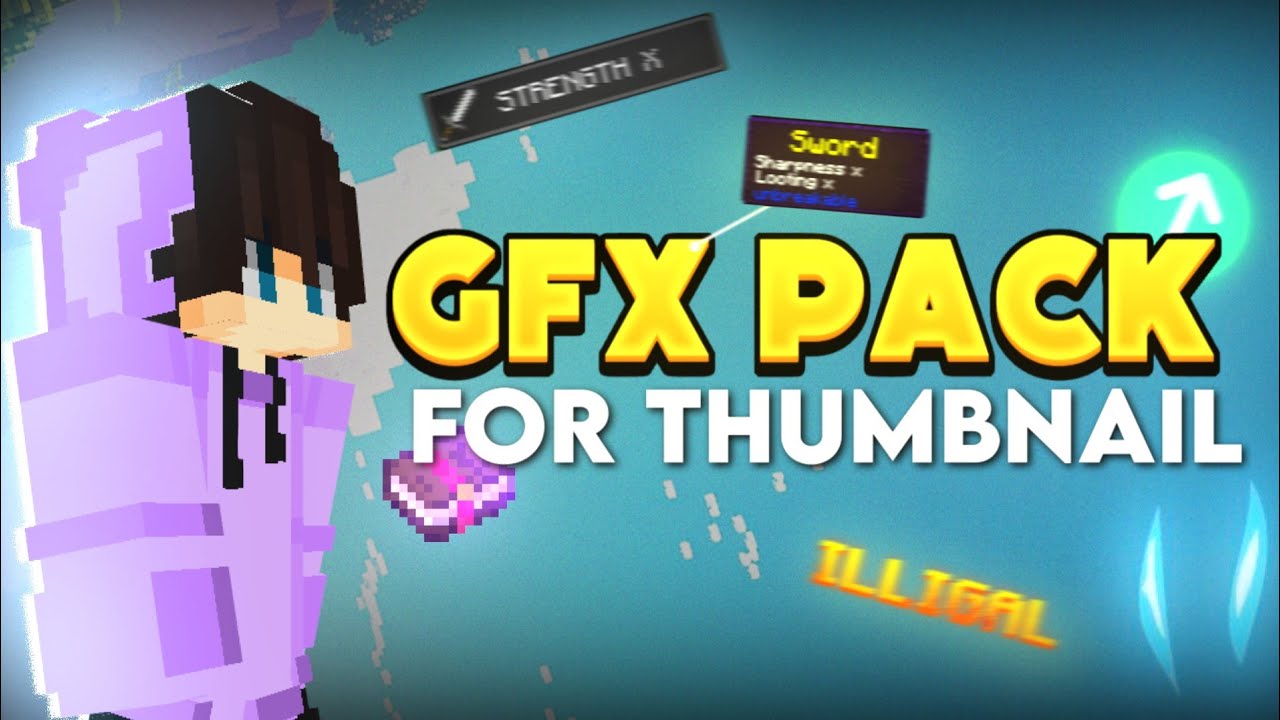 Minecraft Best Thumbnail Pack !! | Free Minecraft GFX Pack - YouTube