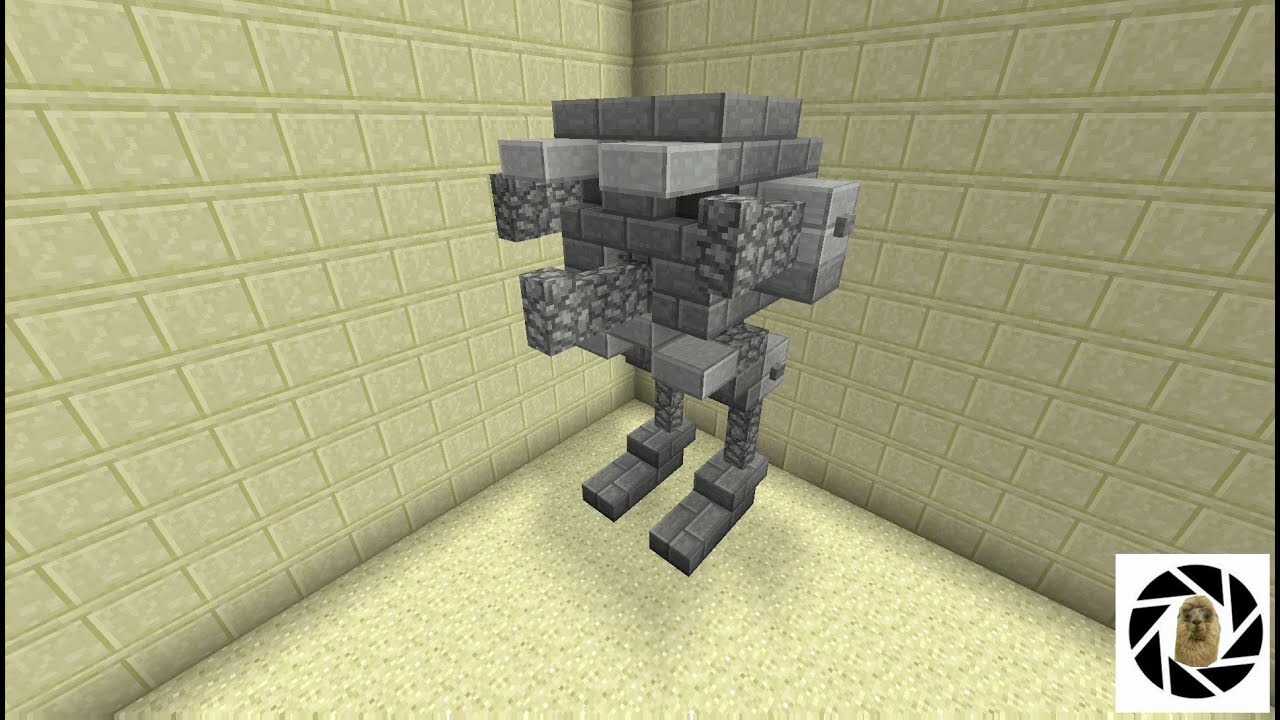 Minecraft - How To Build A Star Wars AT-ST! - YouTube