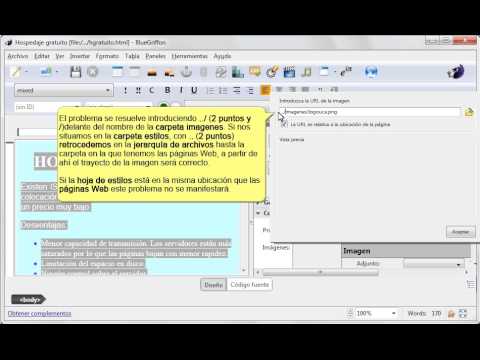 11 Tutorial de BlueGriffon. Imágenes como fondo - YouTube