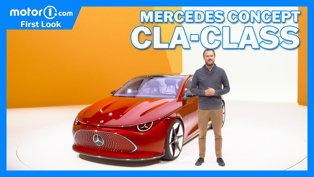 Mercedes-Benz Concept CLA-Class First Look: Gone Electric - YouTube