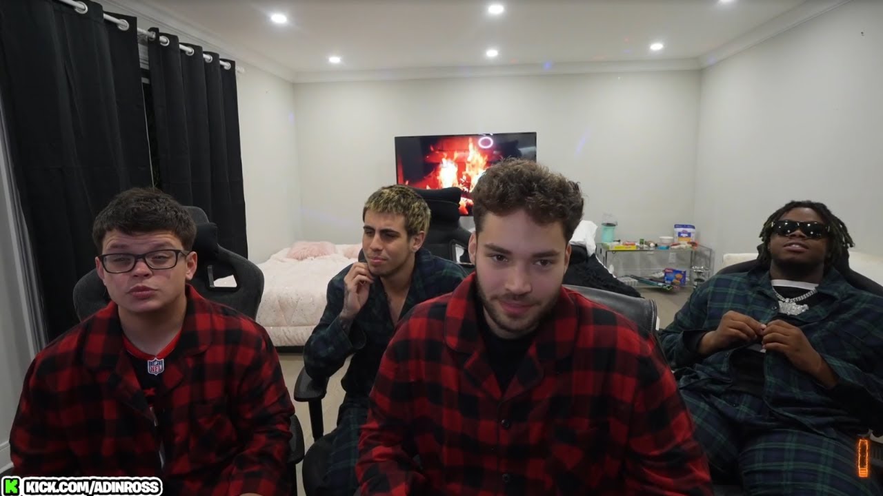 ADIN ROSS X SKETCH X CUFFEMM LIVE KICK STREAM!!!! (NO ADS) - YouTube