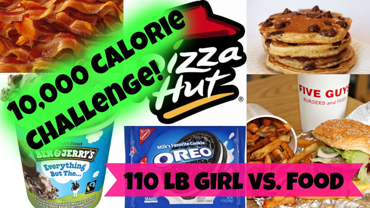 10,000 Calorie Challenge - YouTube