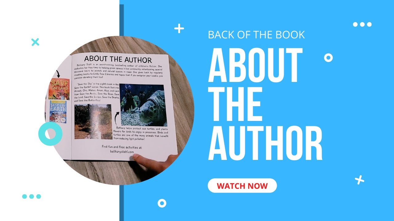 What to put in the back of your book! - YouTube