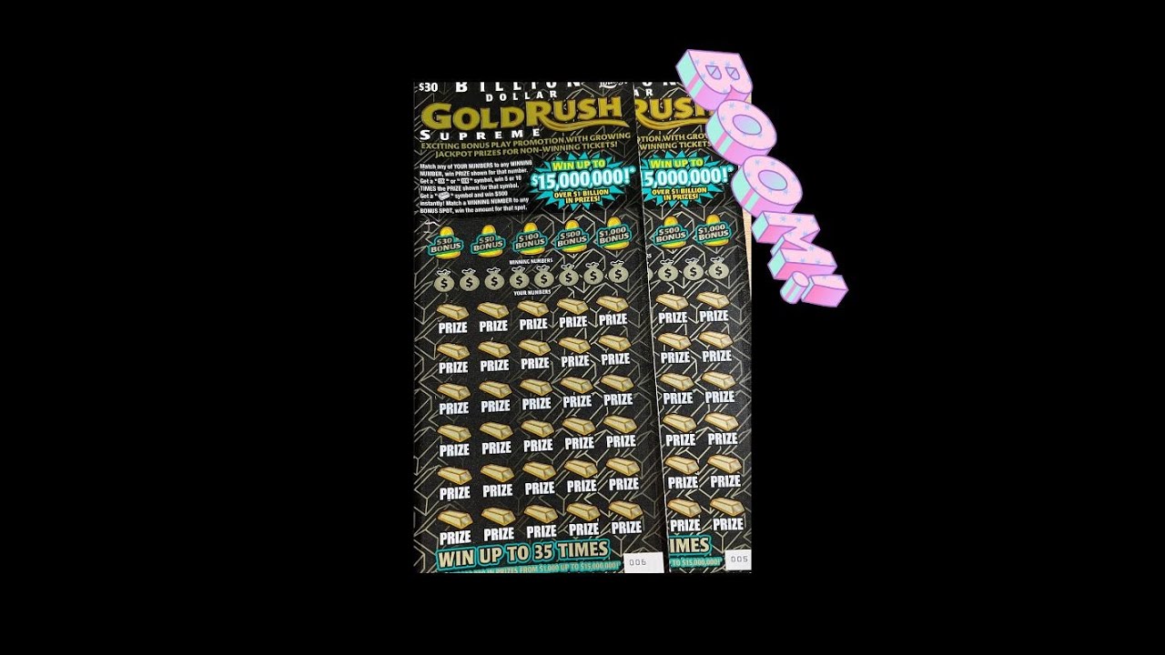 Gold Rush Supreme Ticket is 🔥🔥 - YouTube