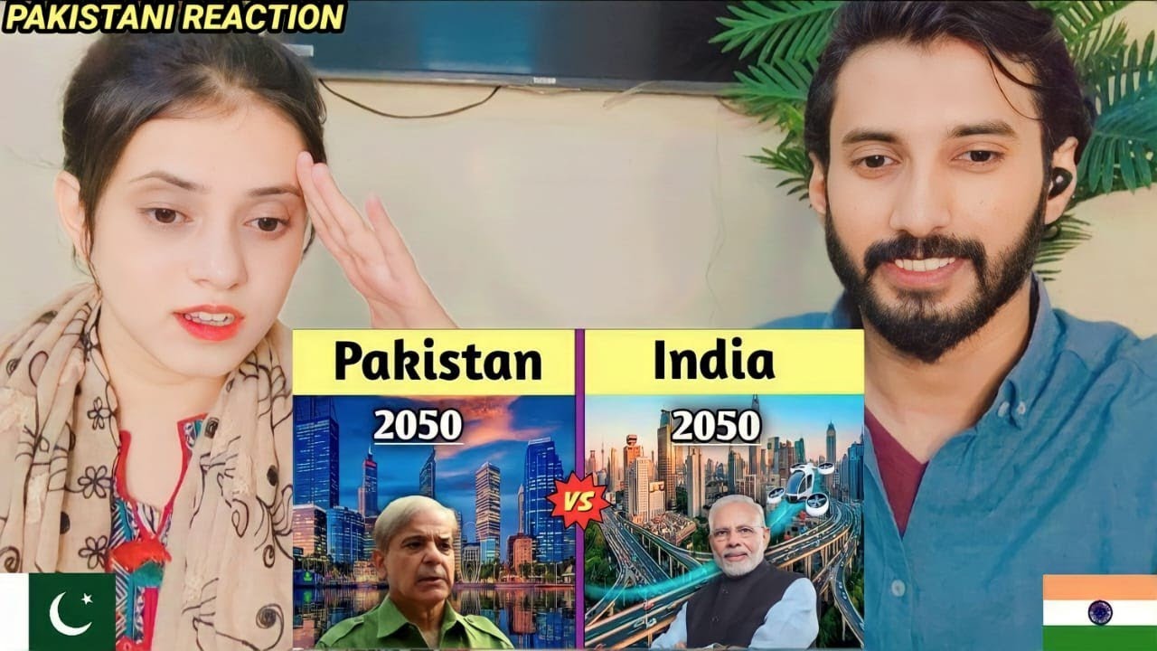 Indian 2050 Vs Pakistan 2050 country comparison| Pakistani Reaction ...