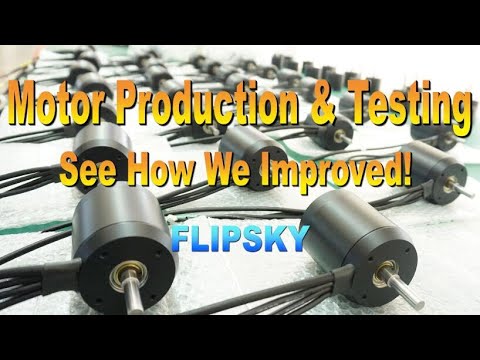 Production & test of Flipsky new brushless motor 6374 improved ...
