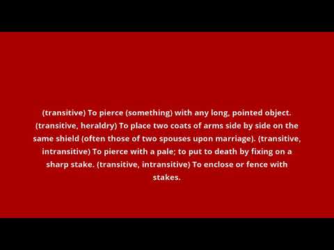 what is the meaning of impale. - YouTube