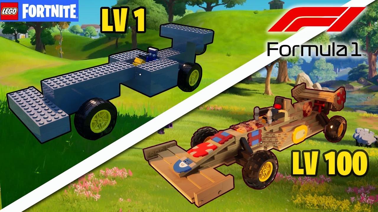 LEGO Fortnite VEHICLE tutorial F1🏎️ - YouTube