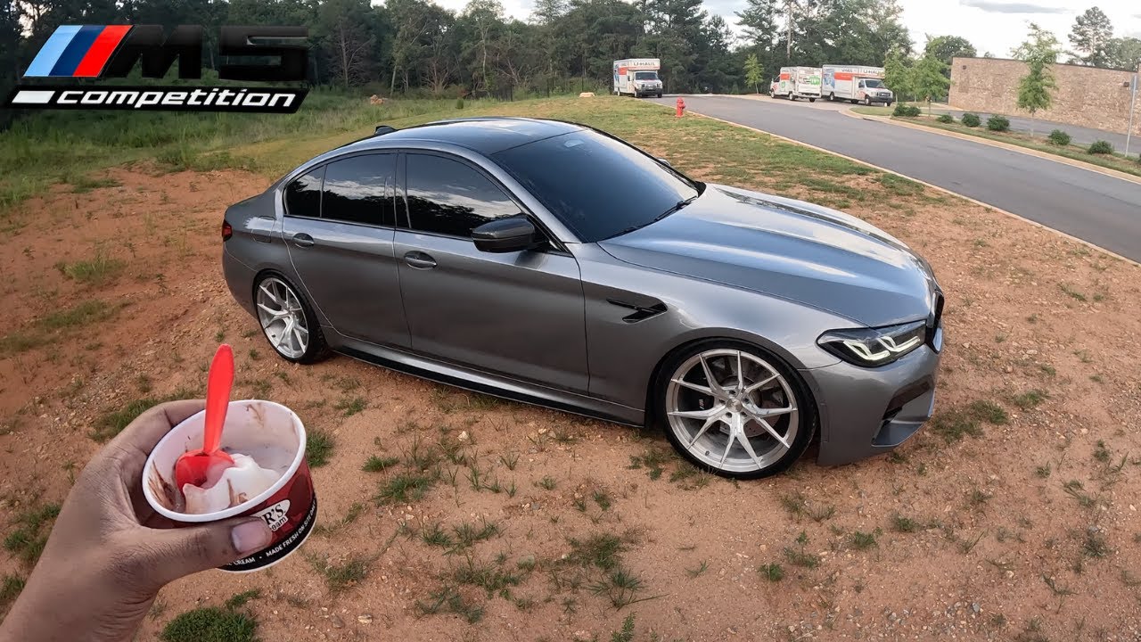 POV ICE CREAM RUN IN MY F90 M5 COMP. - YouTube
