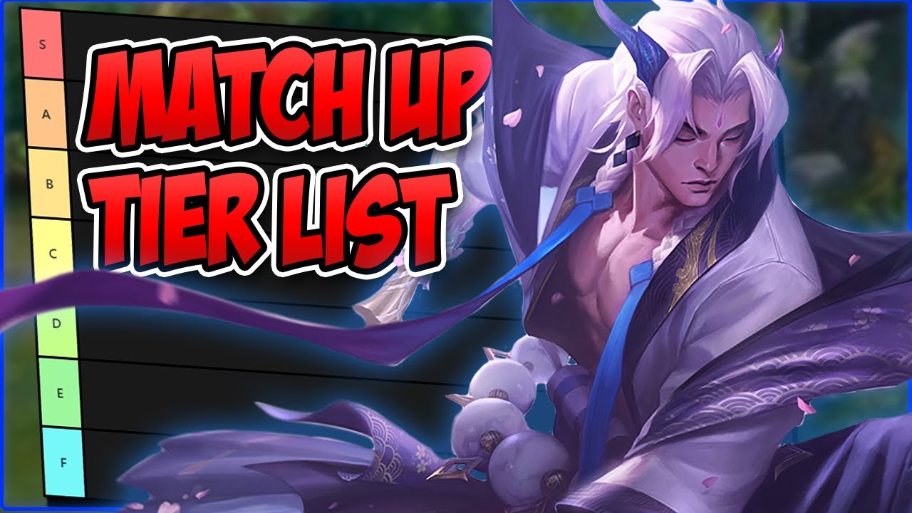 CHALLENGER YONE COMPLETE MATCH UP TIER LIST - League of Legends - YouTube